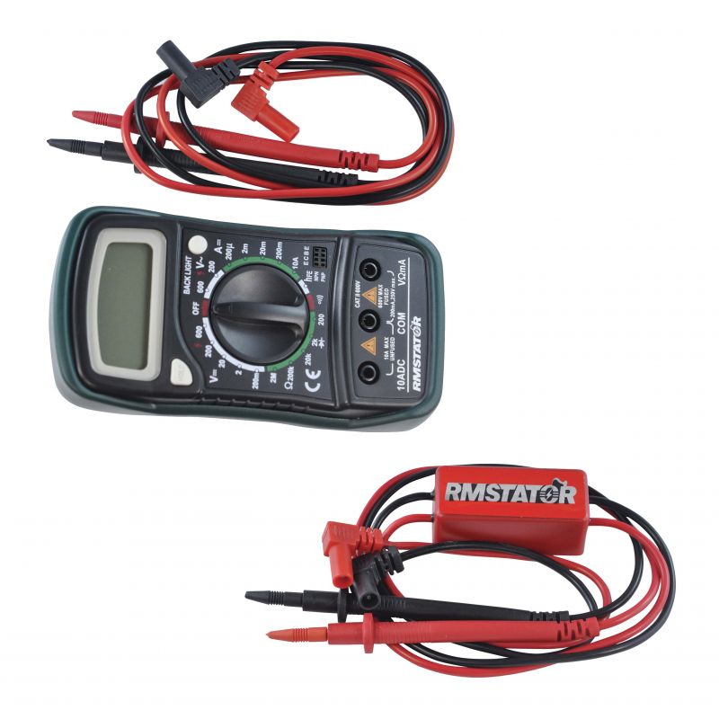 Kit Digital Multimeter + Voltage Peak Reading DVA Adapter